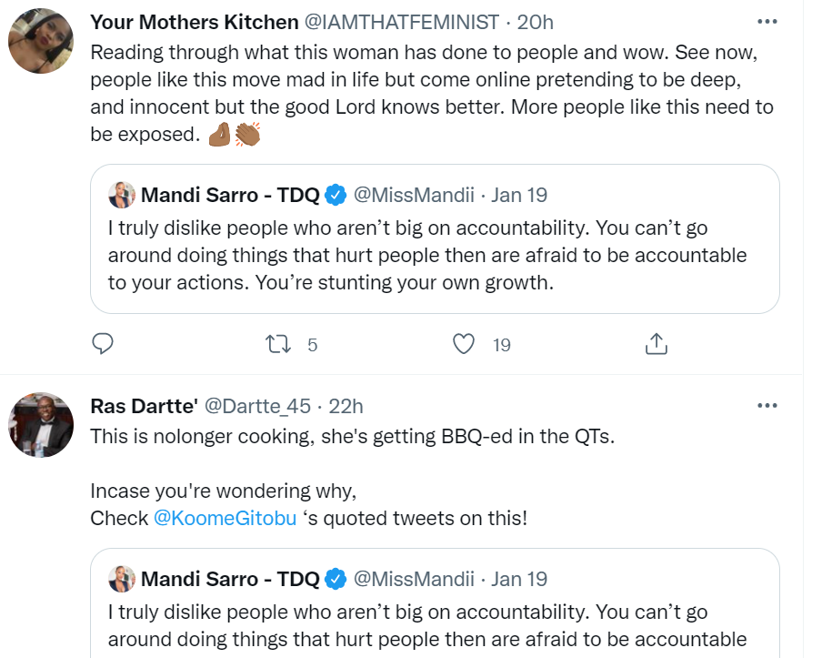 Miss Mandi Sarro Roasted By KOT For Allegedly Being “Muddy” - Africa ...